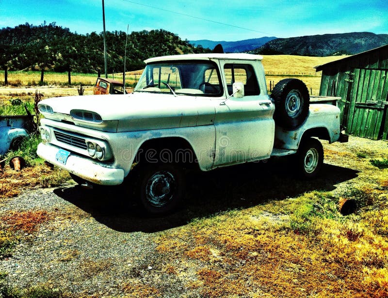 Old farm truck stock photo. Image of short, truck, antique - 42861796
