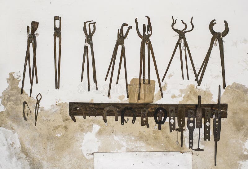 Old Farmers Tools stock photo. Image of rench, object - 49620102