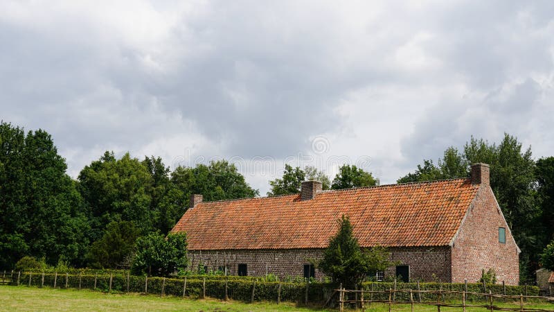 Old Farmhouse in Bokrijk, Belgium Stock Image - Image of belgium ...