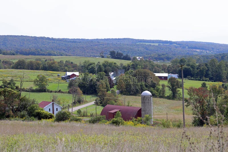 Old farms and fields stock image. Image of farms, house - 112327215