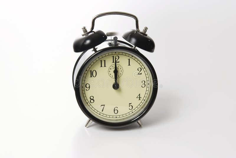Old Fashion Alarm Clock Ringing Stock Image - Image of alarm, prime ...