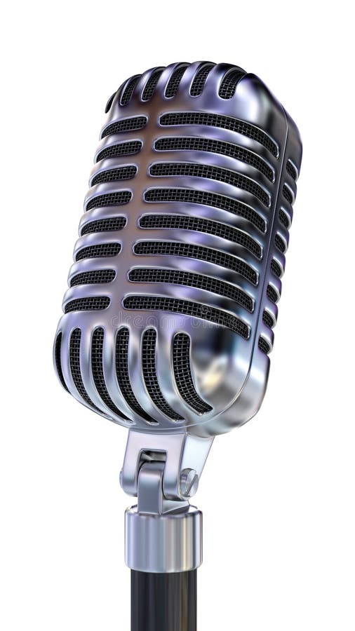 Old Fashion Microphone Stock Photos - Image: 25889313