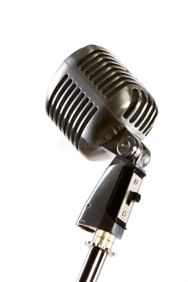 Old Fashion Retro Microphone Stock Photo - Image of music, volume: 6710586