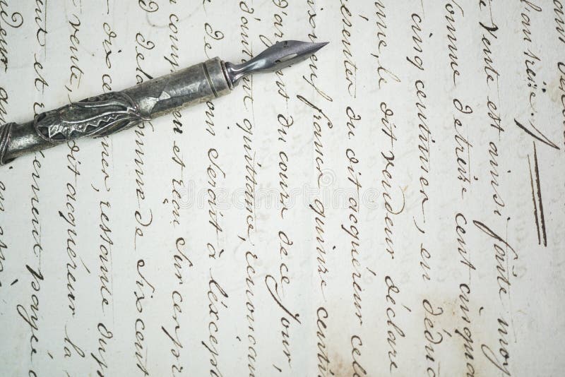 Old Fashion Writing Sample with Different Writing Techniques, Papers ...