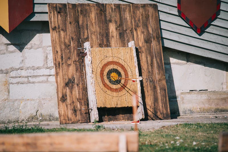 Old-fashioned Ancient Archery Stock Photo - Image of abstract, dark ...