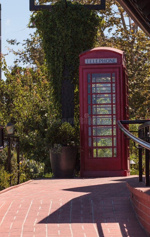 Antique phone booth. stock photo. Image of booth, beautiful - 26742248