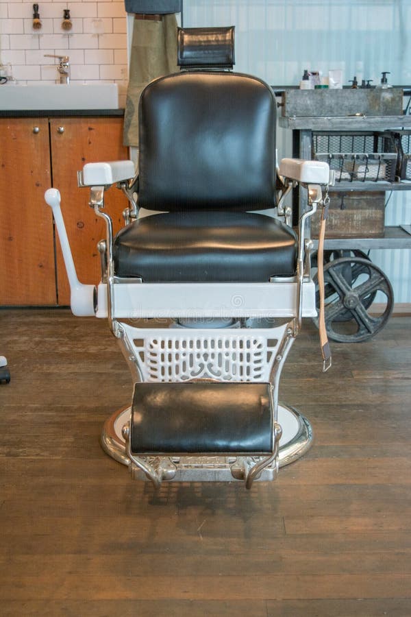 Old Barbers Chair stock image. Image of barbershop, haircut - 39484353