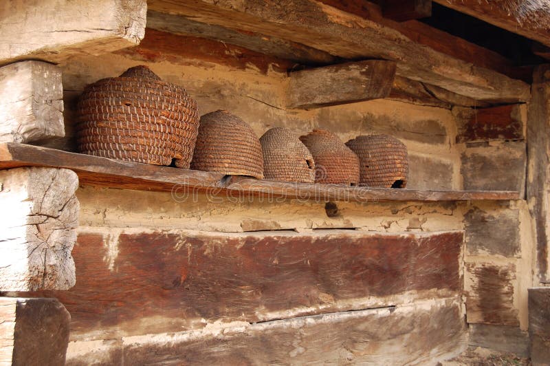 Old-Fashioned Beehive stock photo. Image of retro, history - 18770602
