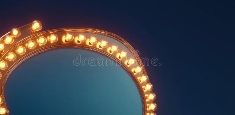 An Old-fashioned Billboard with Electric Lights, Designed for an ...