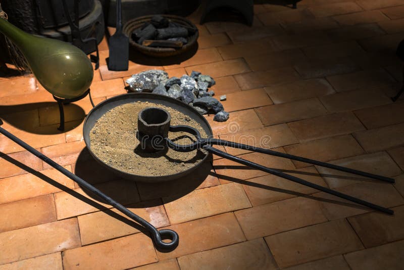 Old Fashioned Blacksmith Workshop Stock Image - Image of forge ...