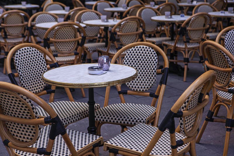 Old fashioned cafe terrace stock image. Image of green - 72626403