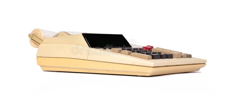 Old-fashioned calculator. stock photo. Image of camera - 36496710