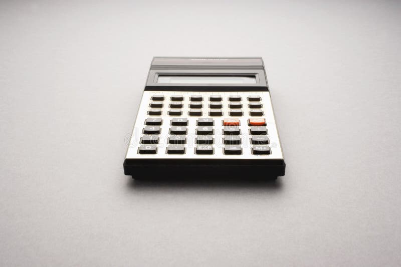 Old-Fashioned Calculator stock image. Image of number - 50915491