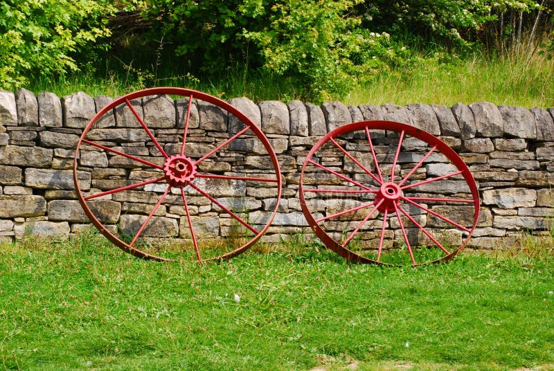 Old-Fashioned Cartwheels stock photo. Image of haul, farm - 9343828