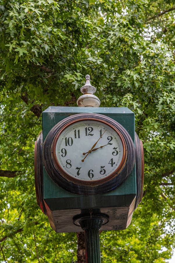 Old Fashioned Clock stock image. Image of clock, urban - 157819245