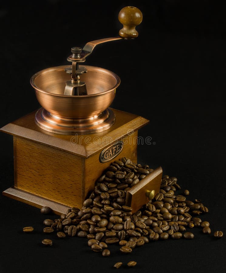 An Old Fashioned Coffee Pot on an Open Fire Stock Image - Image of ...