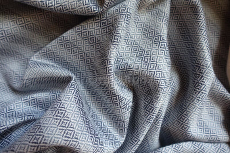 Old Fashioned Cotton in Shades of Grey in Soft Folds Stock Image ...