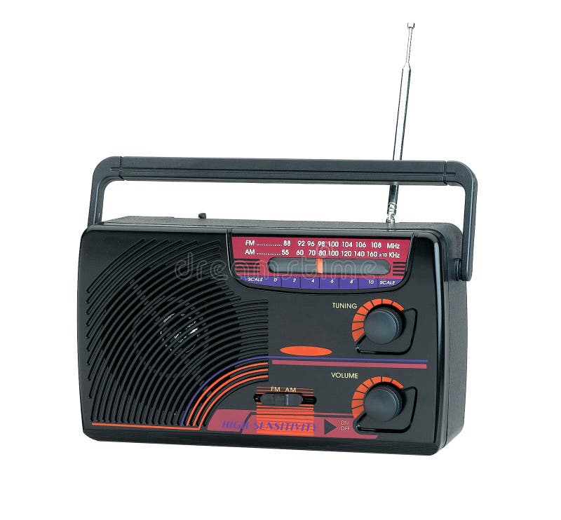Old Fashioned Design of the Transistor Radio Stock Photo - Image of ...