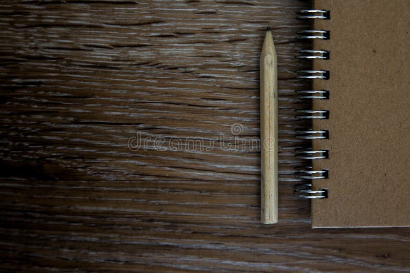 Old Fashioned Desk with Ring Binder and Pencil Stock Image - Image of ...