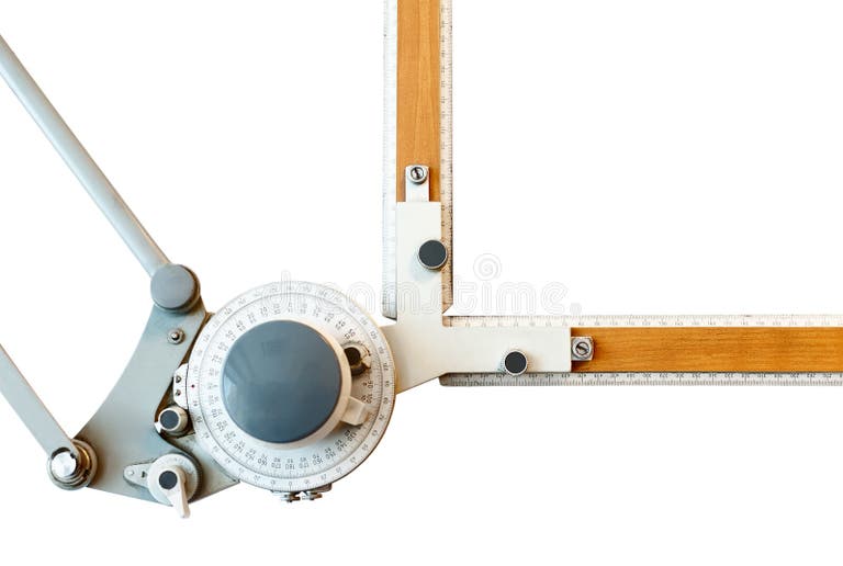 Old-fashioned Drawing Board Stock Photo - Image of blueprints, design ...