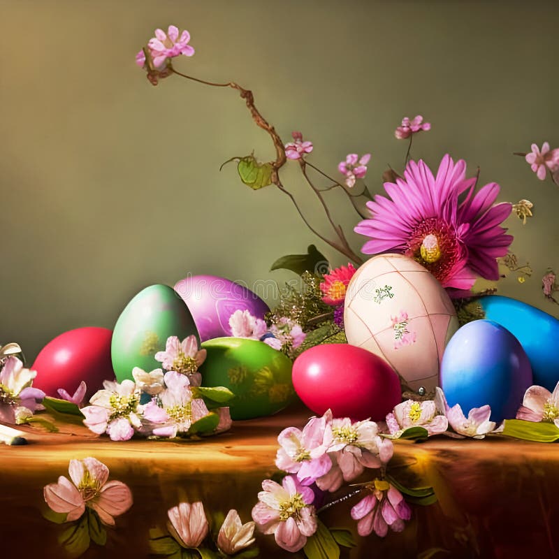 Old Fashioned Easter Still-life Stock Image - Image of tradition ...
