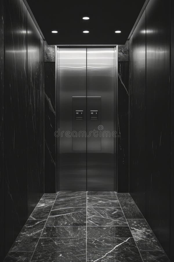 Old fashioned elevator stock image. Image of industrial - 370450501