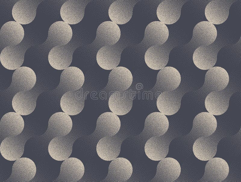 Old Fashioned Extravagant Seamless Pattern Vector Stipple Abstract ...