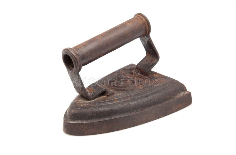 An old fashioned flat iron stock image. Image of style - 29210143