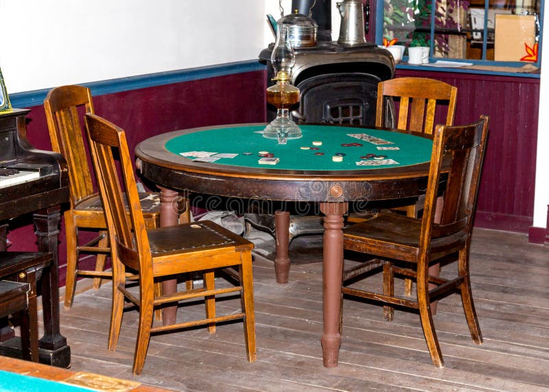 Old Fashioned Gambling Saloon Stock Image - Image of dealer, history ...