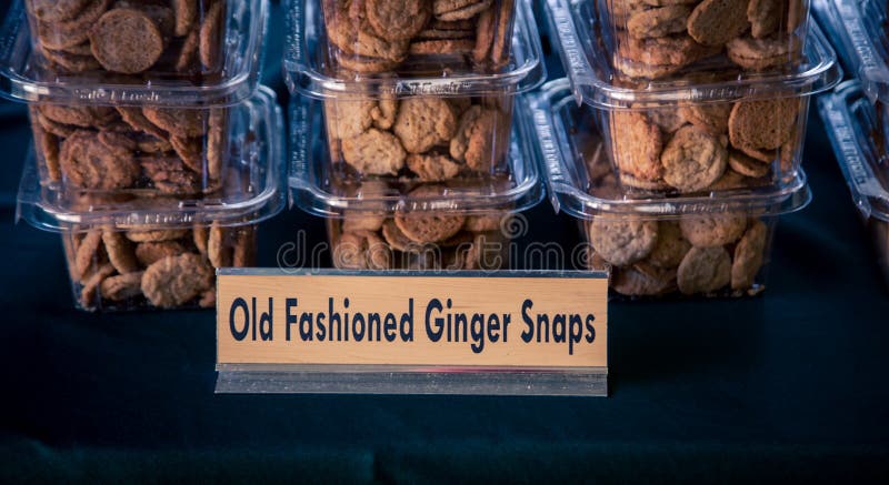 Old fashioned ginger snaps stock photo. Image of fresh - 133181144