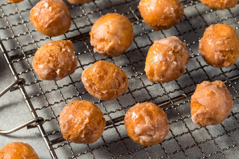 Old Fashioned Glazed Donut Holes Stock Image - Image of glaze, glazed ...