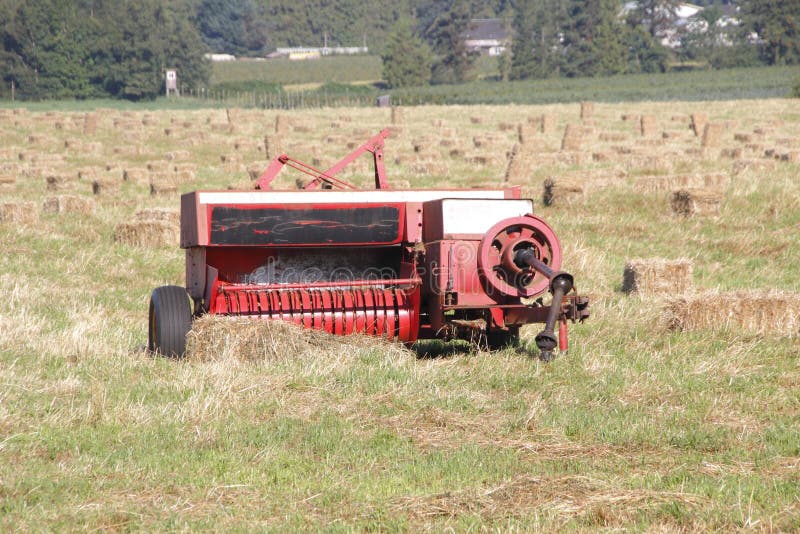 Hay Maker stock image. Image of equipment, farm, grass - 47221179