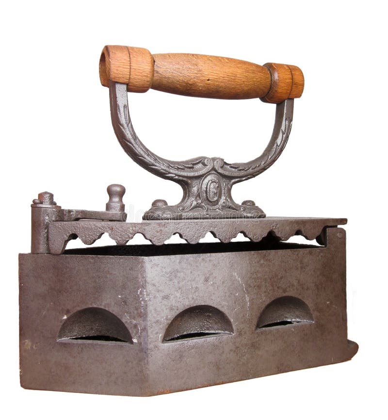 An old fashioned flat iron stock image. Image of style - 29210143