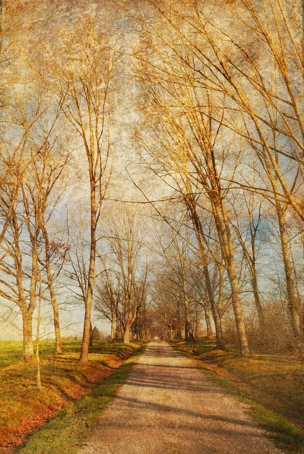 Old-fashioned landscape stock image. Image of obsolete - 2803571