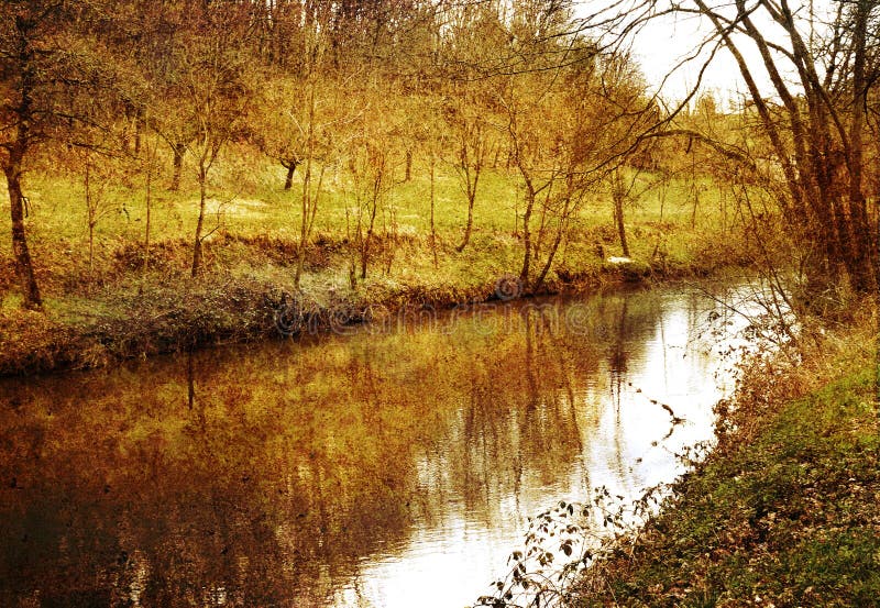 Old-fashioned landscape stock photo. Image of grime, countryside - 2963458