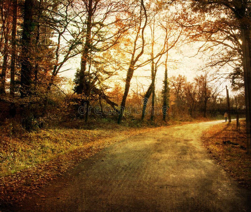 Vintage landscape stock image. Image of dirt, design, scratches - 3338291