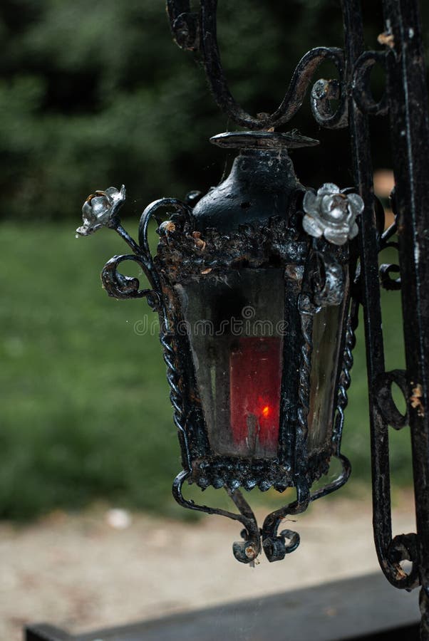 Old fashioned lantern stock image. Image of vintage, shadow - 59039217