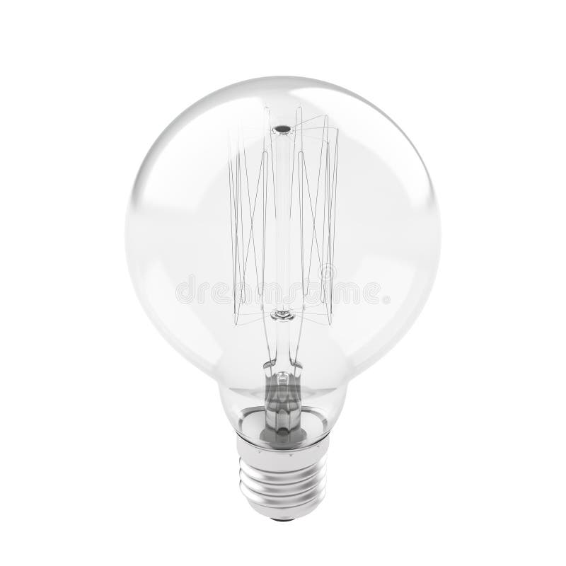 Old-fashioned light bulb stock image. Image of incandescent - 45949475