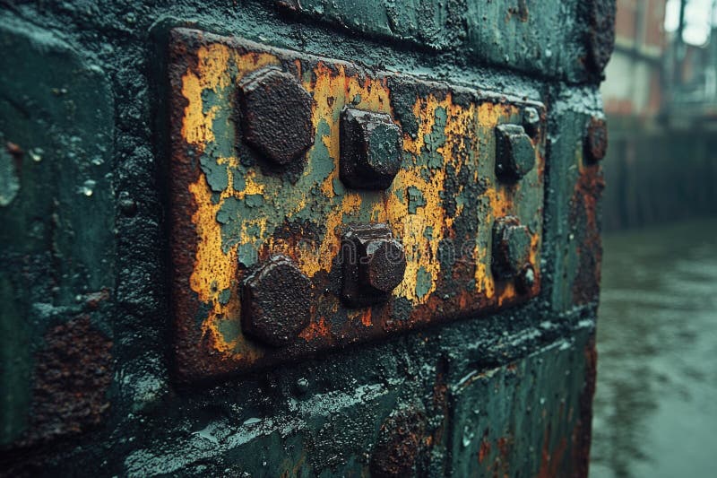 Old-fashioned Light Switch with Rusty Texture on a Brick Background ...