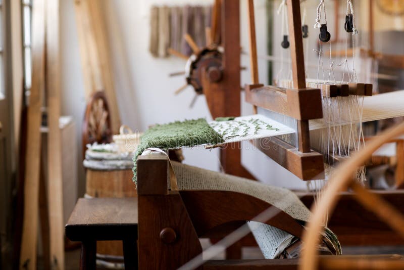 Old Fashioned Loom 1 stock photo. Image of handmade, browns - 94949684