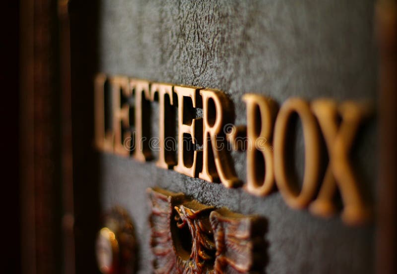 Old fashioned mail box stock photo. Image of delivery - 27226932