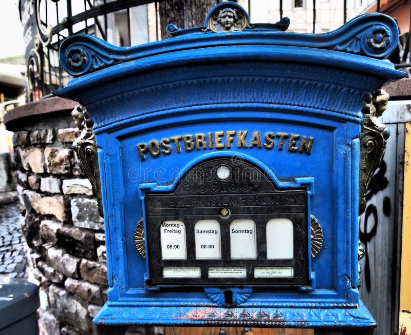 Old fashioned mailbox editorial image. Image of beautiful - 227428120