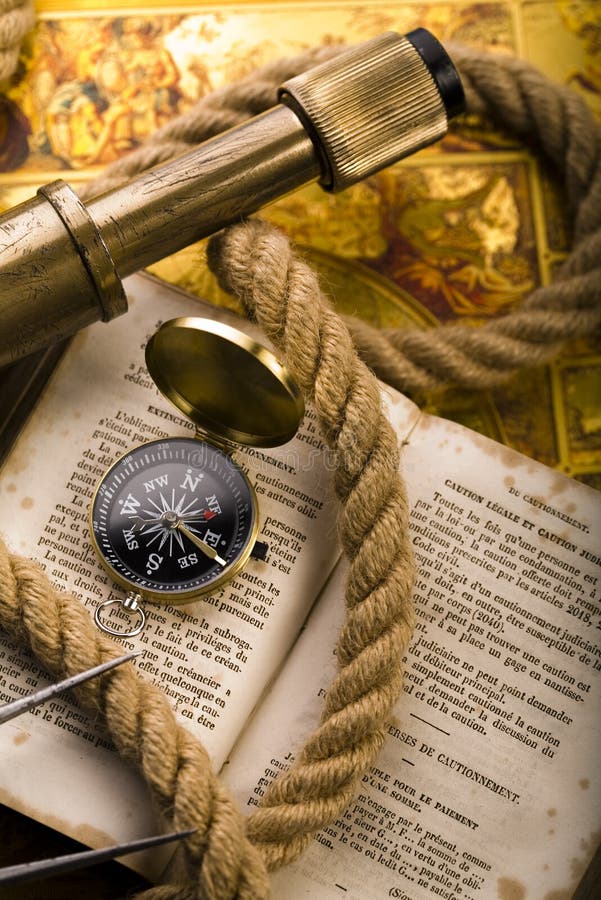 Old-fashioned map stock image. Image of earth, compasses - 6324131