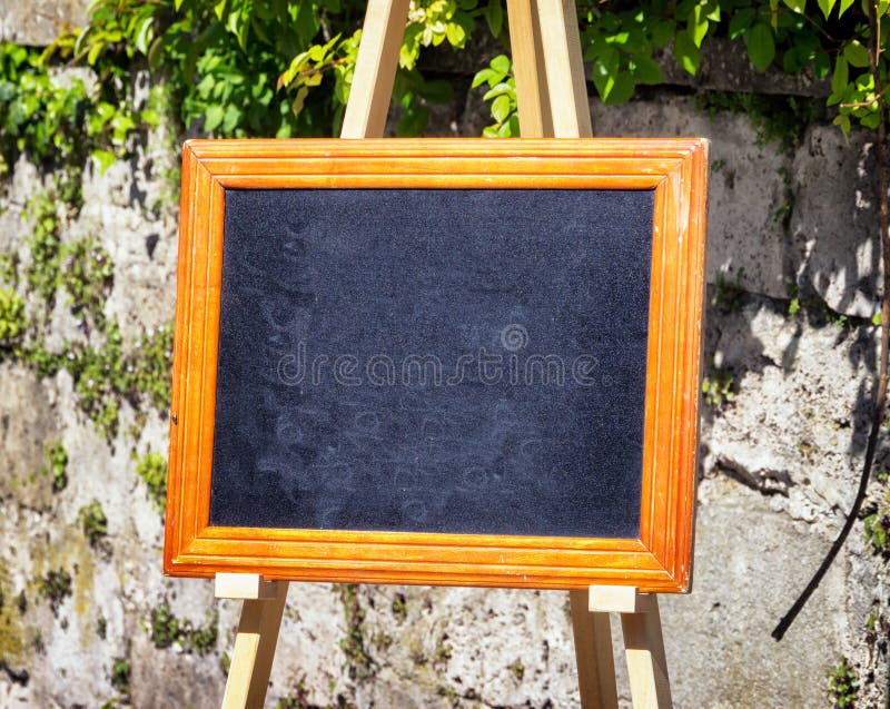 Old fashioned menu board stock photo. Image of brown - 45922554