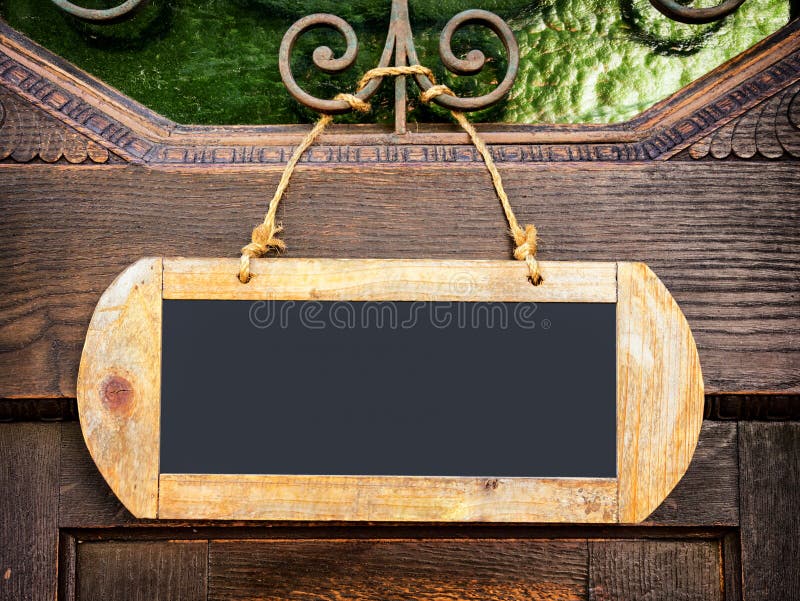 Old fashioned menu board stock image. Image of empty - 49429087