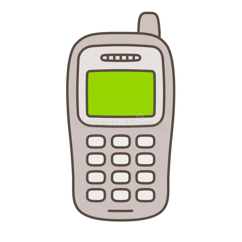 Old Cell Phone Clip Art