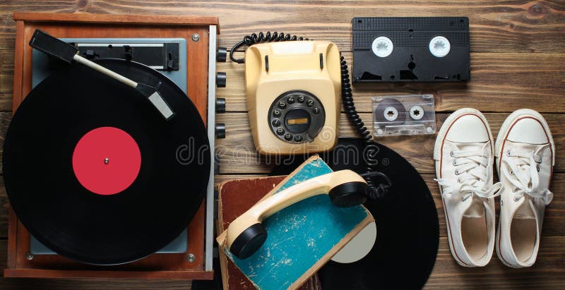 Old-fashioned objects stock image. Image of listen, sound - 145422587