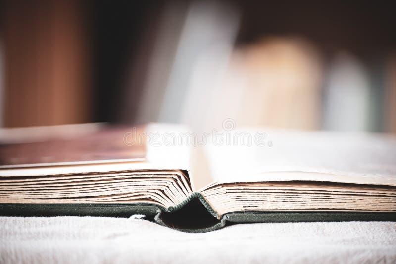 Old Fashioned Open Photo Album the Past Memory Concept Stock Image ...