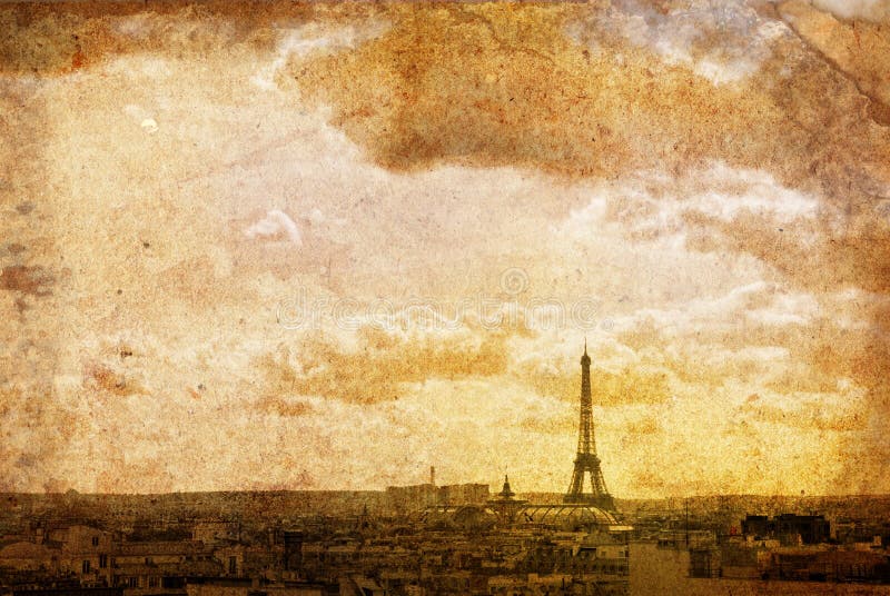 Old-fashioned paris stock photo. Image of grungy, grunge - 5058960