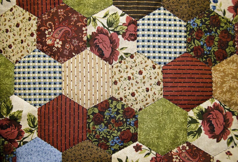 Bright Patchwork Quilt stock image. Image of artistic - 3884267